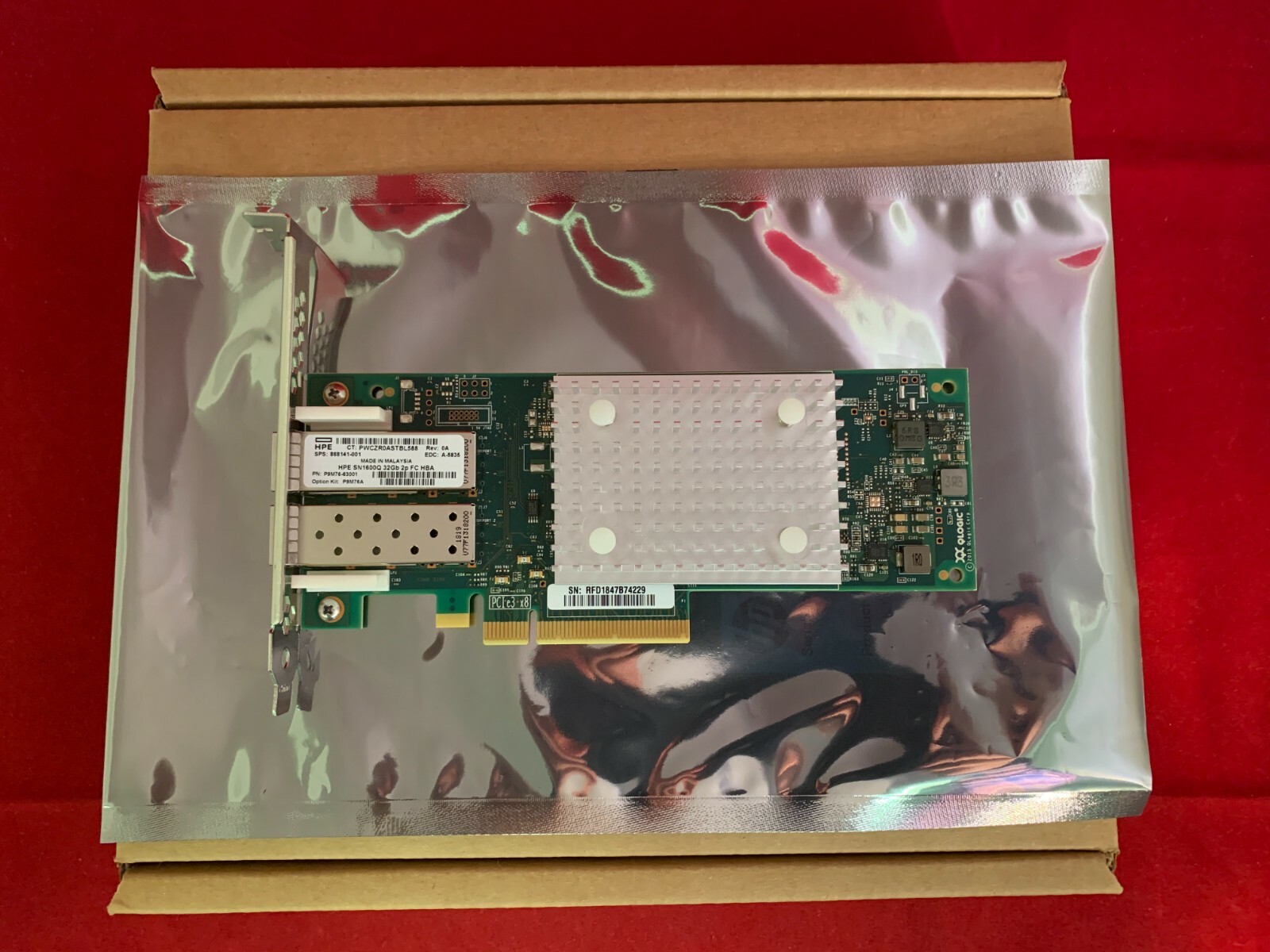 P9M76A 868141-001 P9M76-63001 HPE SN1600Q QLE2742 32GB DUAL PORT 2P FC ...