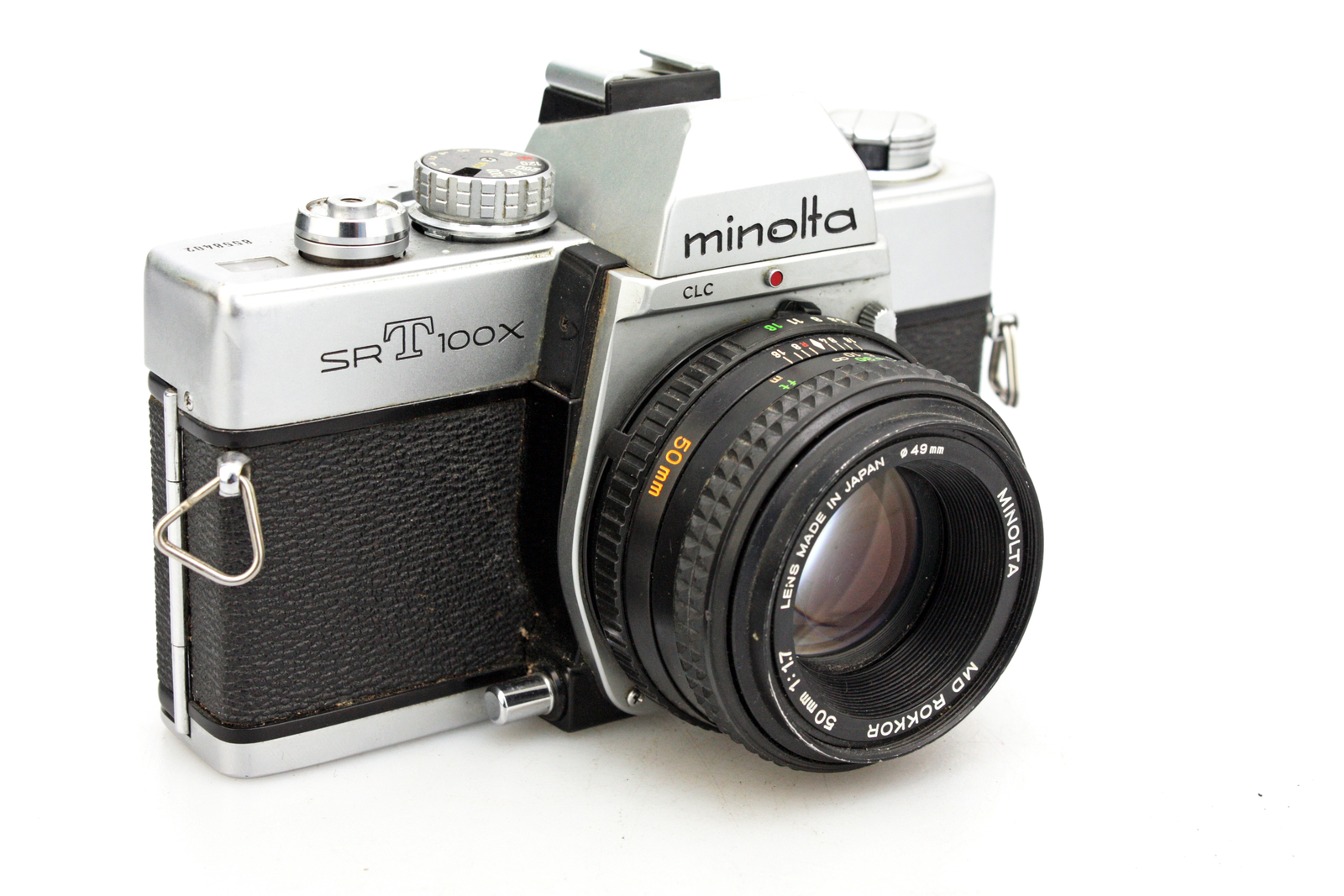 Minolta SRT100X 35mm Film SLR Camera + MD Rokkor 50mm f/1.7 *with ...