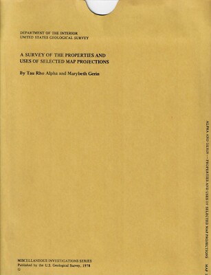 USGS Geologic Chart: Properties and Uses of Selected Map Projections | eBay