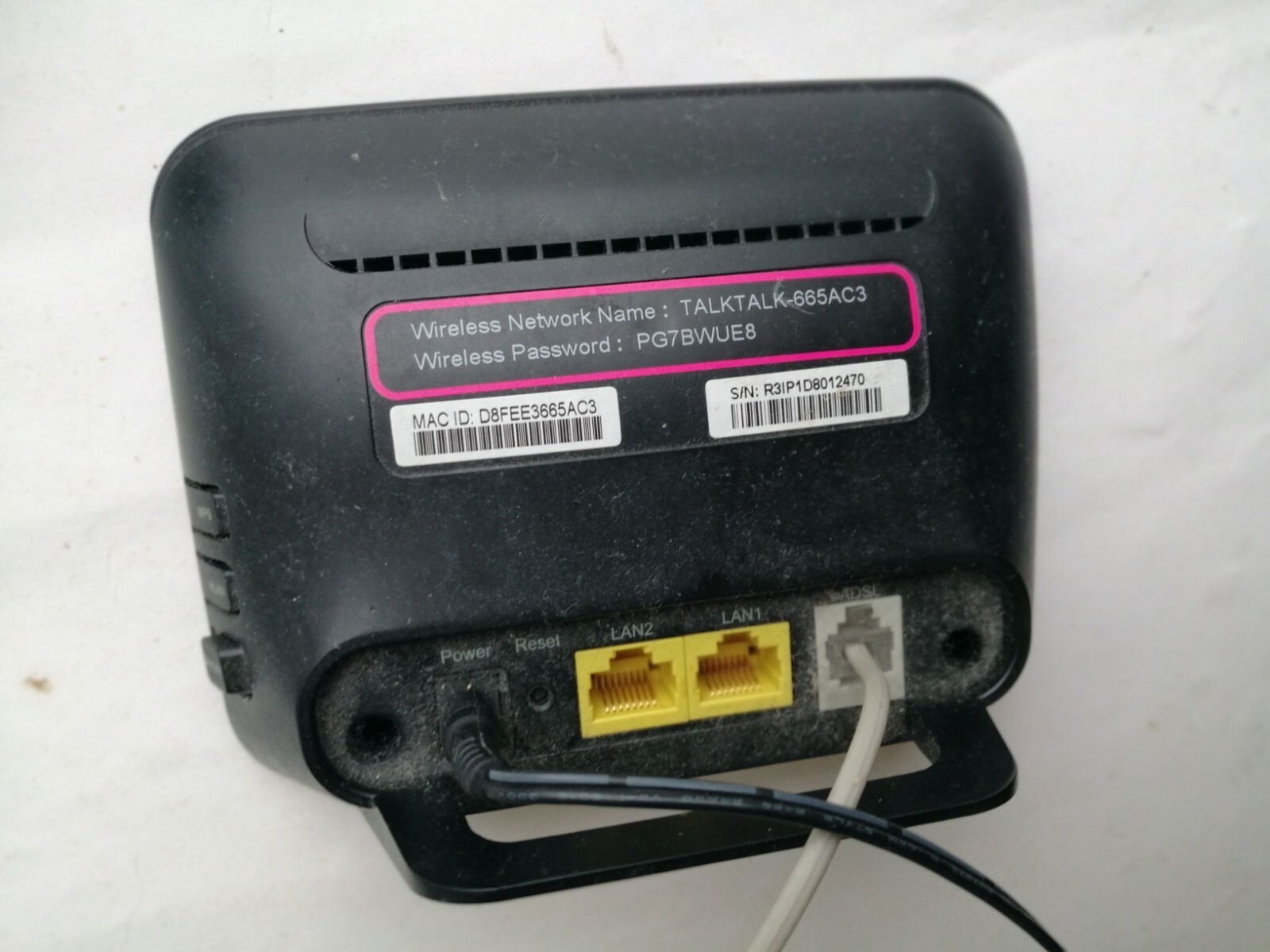 Talk Talk Broadband DSL 3680 Wireless N150 Router | eBay UK