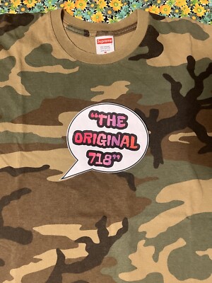 Supreme Middle Finger To The World Tee Camo Size Medium | eBay