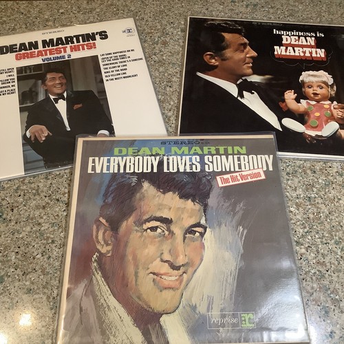 AUDIOPHILE Collection: 3 DEAN MARTIN LPs, NM, Happiness Is, Greatest ...