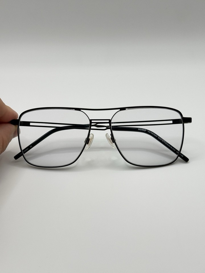 HUGO HG1145/SAM Eyeglasses Frames Size 56mm 15mm 145mm - Black - Men | eBay