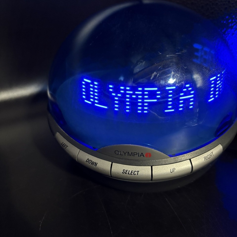 Olympia Info Globe Digital Caller ID Real-Time Clock Scrolling Message ...