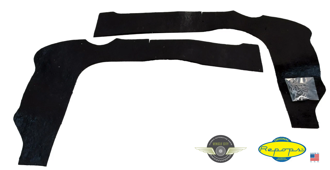 1965 Mercury Comet Front Fender To Radiator Support Dust Shield Pair | eBay