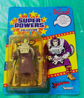 DESAAD Kenner 1985 Carded SUPER POWERS Foreign UNPUNCHED / ORIGINAL ...