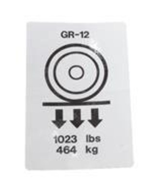 Genie 97882 Decal Label Wheel Load Gr12 | eBay