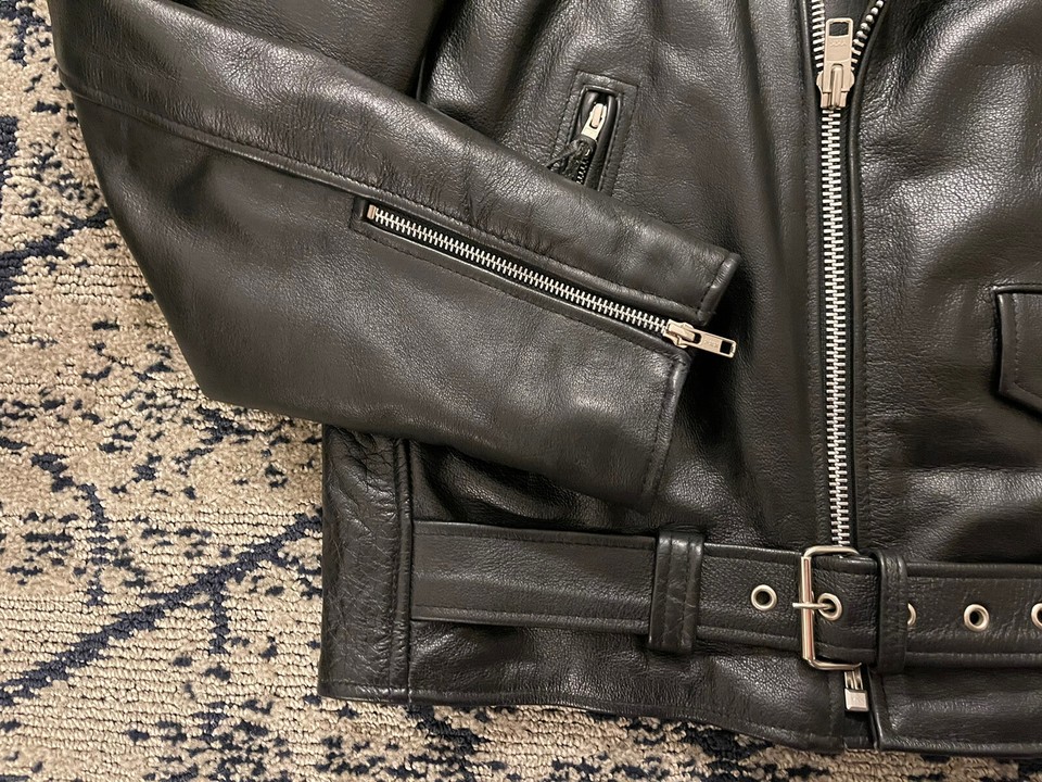 X Element Traditional Slant Zipper Biker Jacket Size Large | eBay