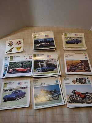COLLECTOR CARDS lot of 117 - ATLAS EDITION Classic Cars, Motorcycles | eBay