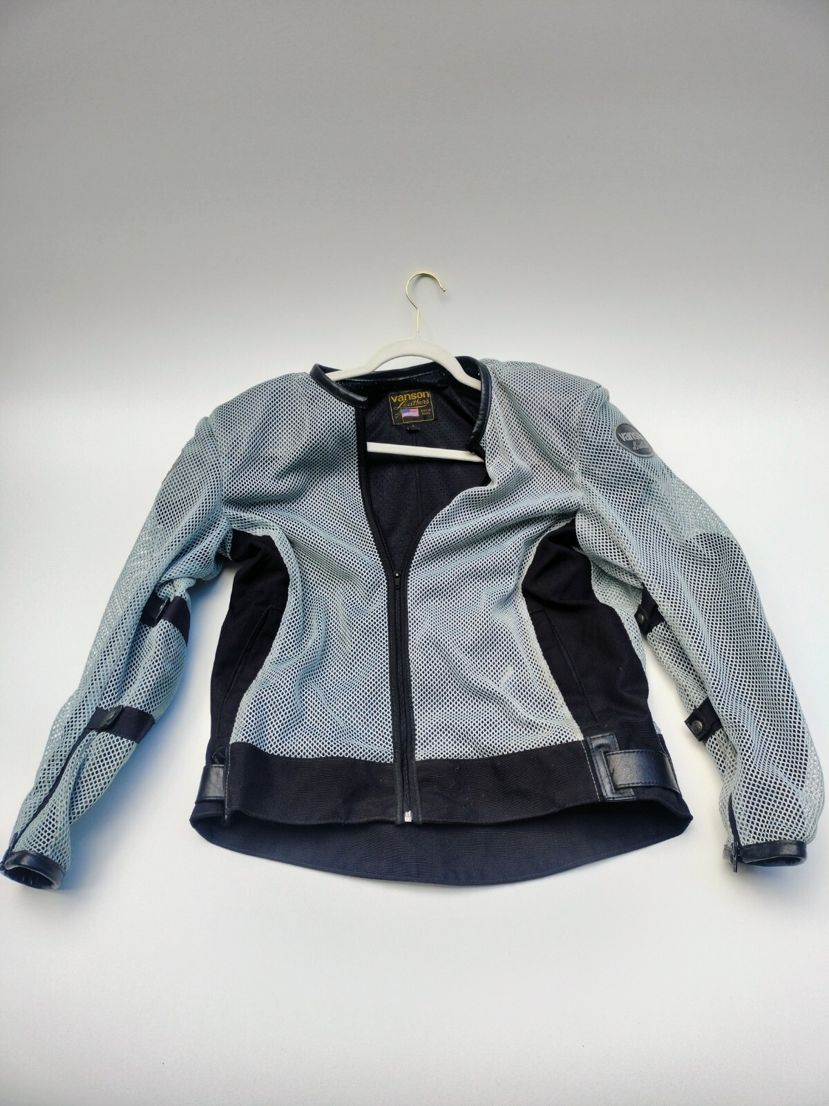 Vanson Leathers Perforated White Rider Motorcycle Ja… - Gem