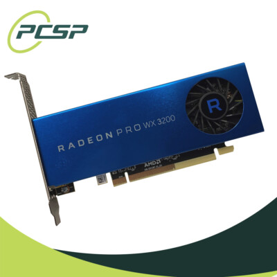 Dell Radeon Pro WX3200 4GB GDDR5 4x Mini-DisplayPort Graphics Card ...