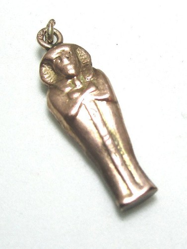 10K Yellow Gold Mummy Charm 1.0 grams 1” lot 49j3 | eBay
