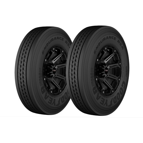 (QTY 2) 265/75R22.5 Goodyear Endurance RSA 138/135L Load Range G Tires ...