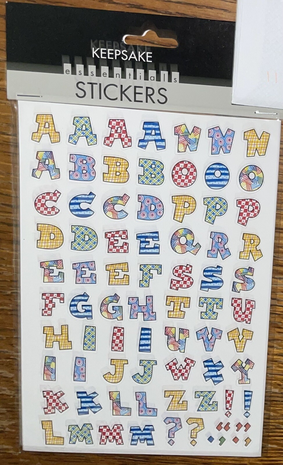 Scrapbook Letters Designs Printable Stickers