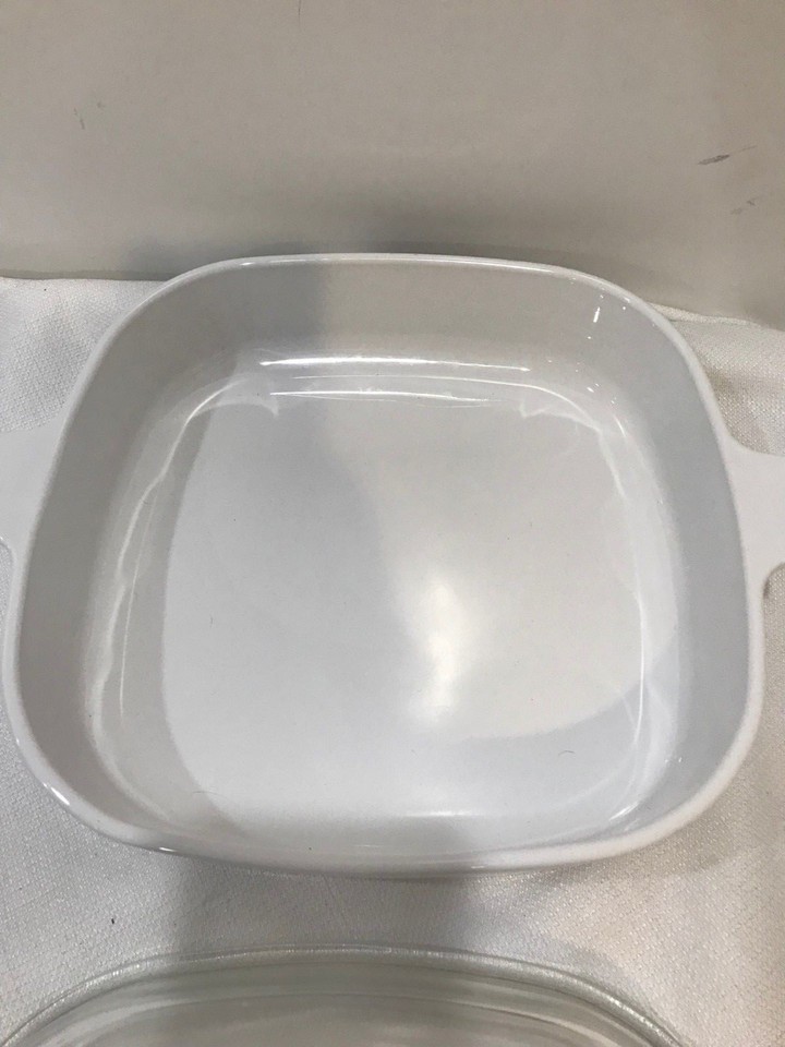 Vintage Montgomery Wards Signature Corning Ware 68-8100 Footed Browner ...
