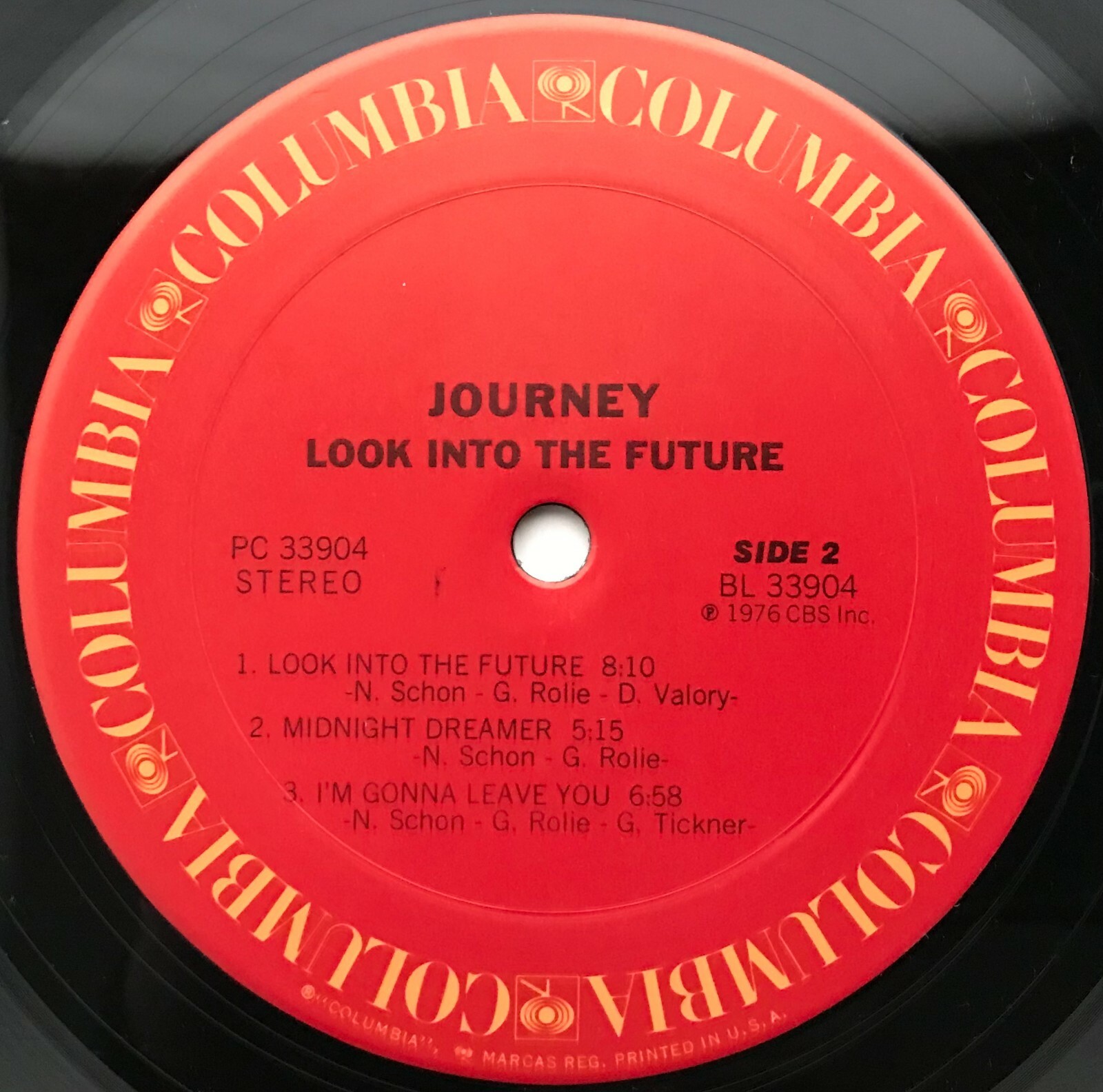JOURNEY "Look Into The Future" LP 1976 Columbia First Press EX / VG++ ...