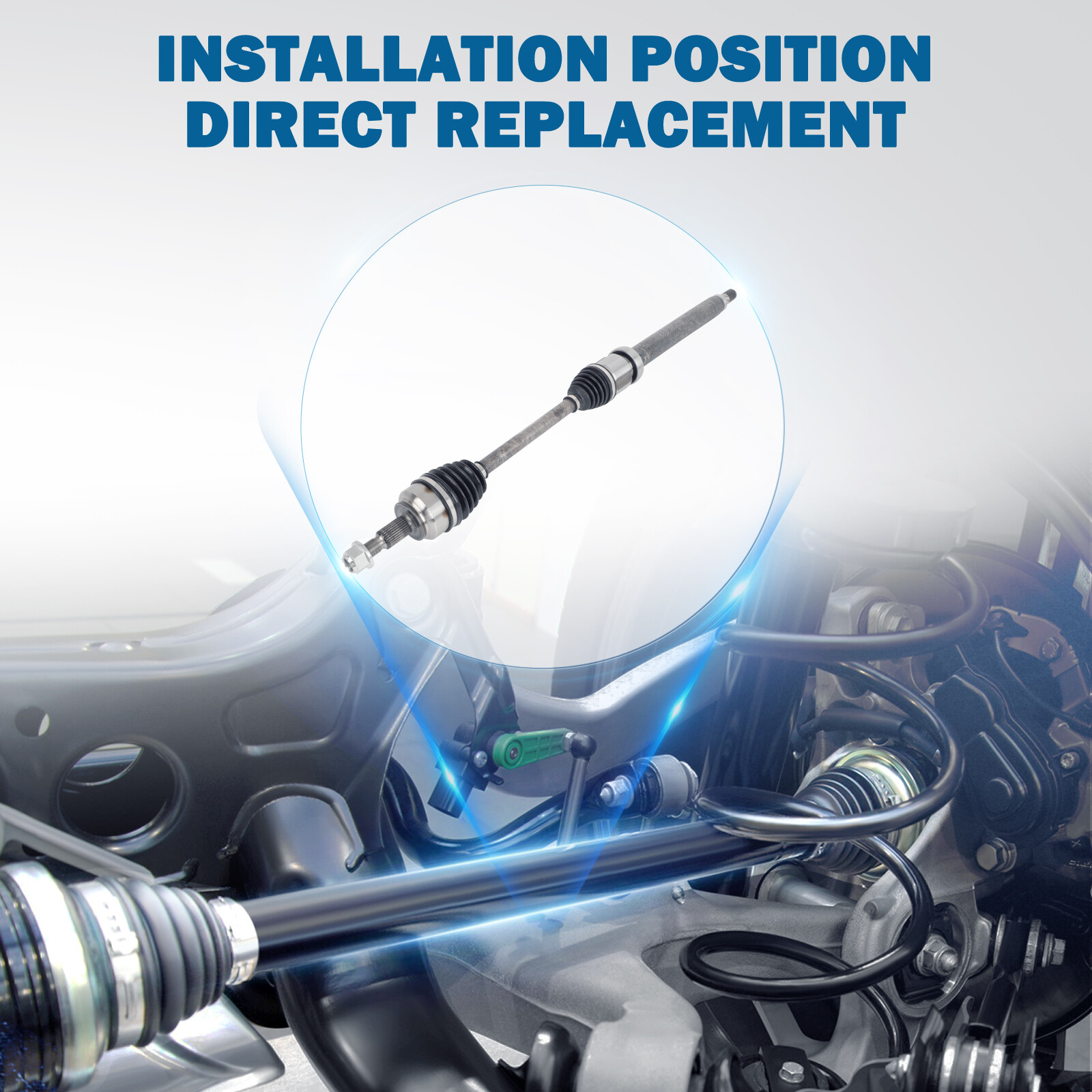 Pair Front CV Axle Shaft For Ford Focus 2012 2013 2014-2018 L4 2.0L ...