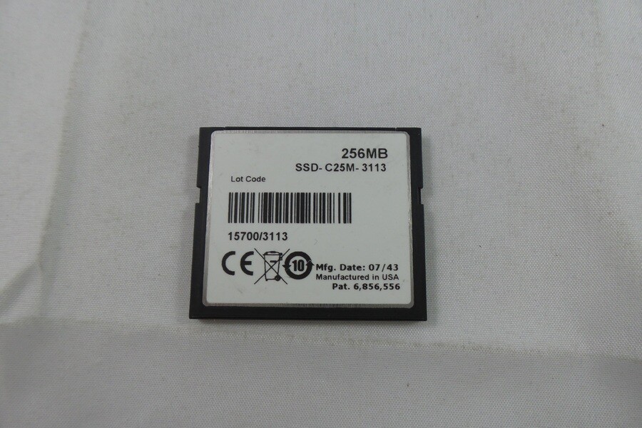 Cisco 256MB 50pin CompactFlash Card (SSD-C25M-3113) 880554730444 | eBay