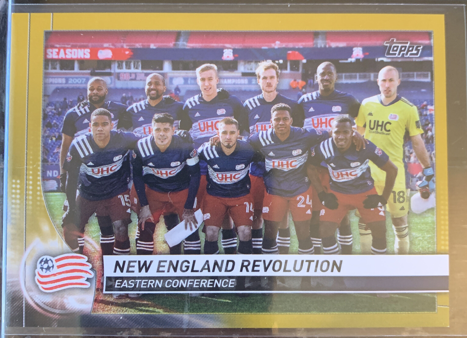 2020 Topps MLS Gold Parallel #'d 12/50 New England Revolution #149 | eBay