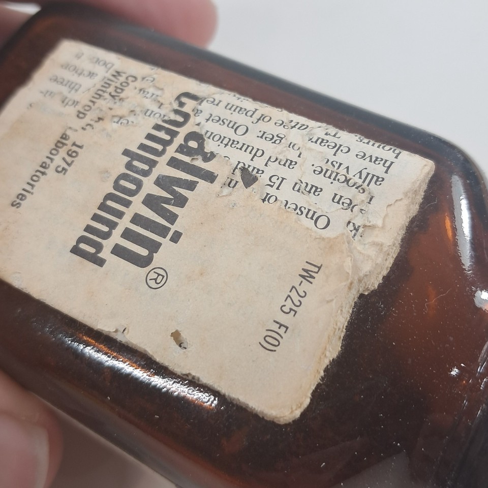 Vintage Winthrop Talwin Compound glass Bottle Pentazocine Hydrochloride ...