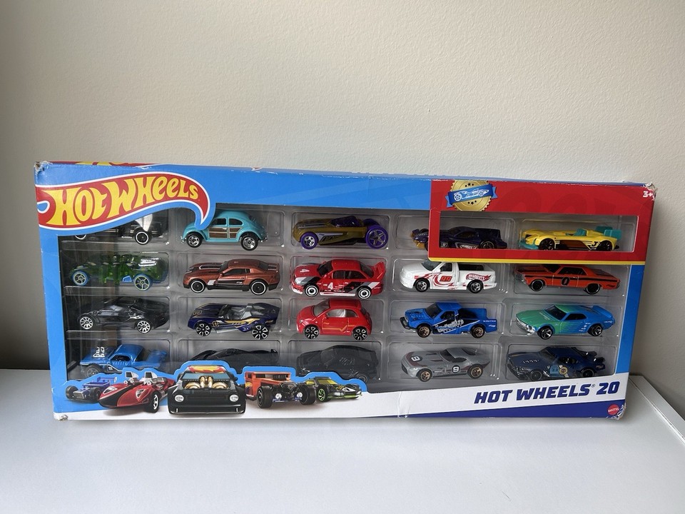 Hot Wheels 20-Car Gift Pack (H7045) Super Cool Unique Cars 2023 Mattel ...