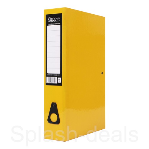 Pukka A4 Foolscap Box Files - Strong Document Storage Spring Clip - 9 ...