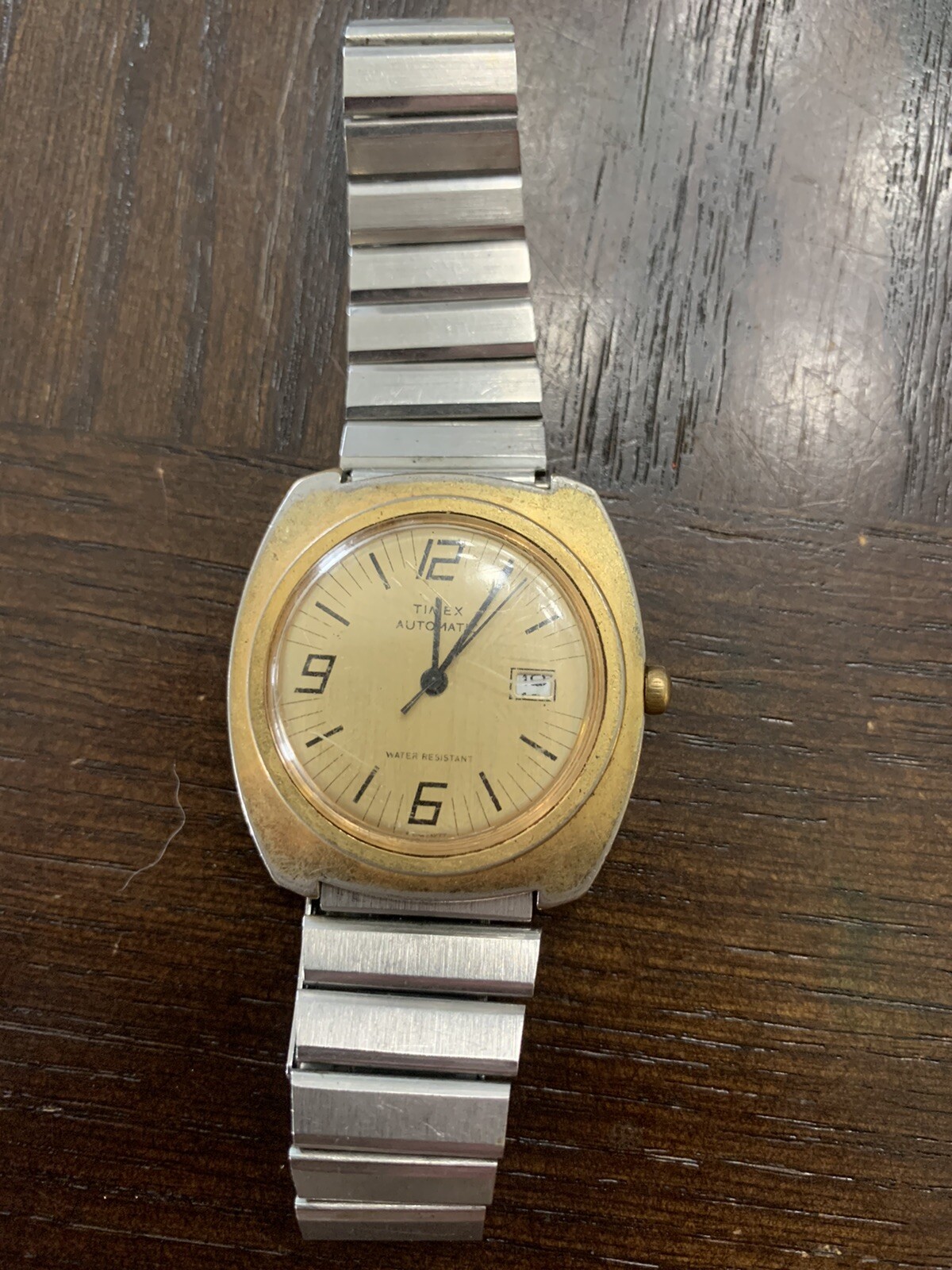 Vintage Timex Automatic Square Case Watch Works! | eBay
