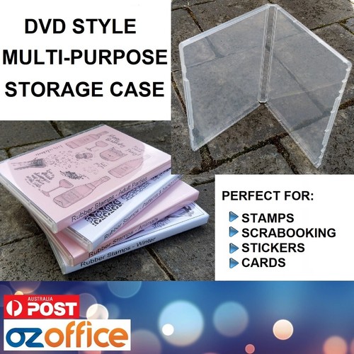 1 x Clear Stamp Storage Case Stickers Storage Craft Scrapbooking Parts ...