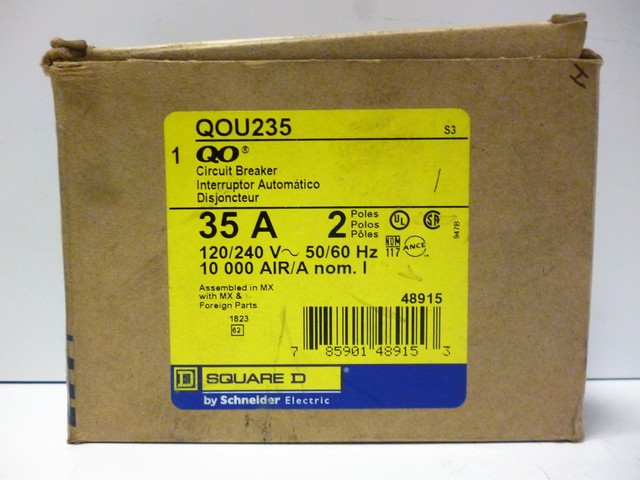 Square D QOU235 Industrial Control System for sale online | eBay