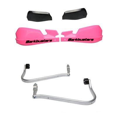 BarkBusters VPS Pink Handguard & 2 Point Mount Kawasaki KLE650 Versys ...