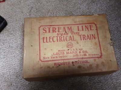 Vintage Louis Marx Stream Line Electrical Train Set with Track ...