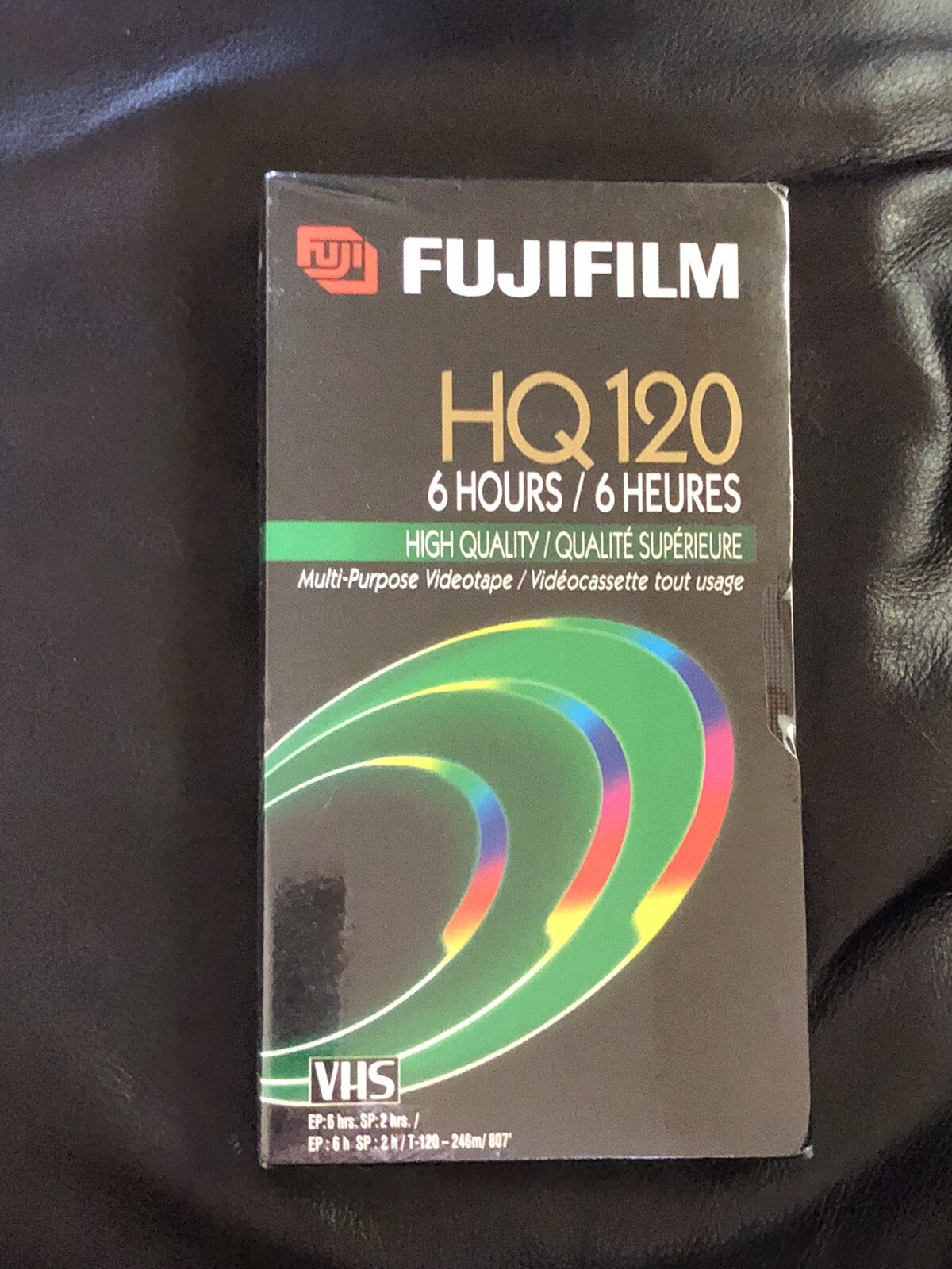 Lot Of 2 Fuji Film VHS Blank Video Tapes 6 hours HQ 120 High Quality ...