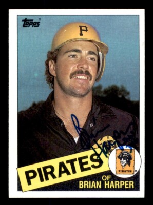 1985 Topps Baseball #332 Brian Harper Signed Auto Autograph (no COA) | eBay
