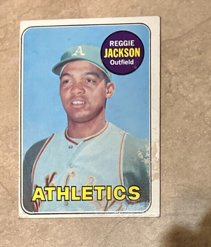 1969 Reggie Jackson Topps RC Rookie Card #260 Oakland A's Athletics | eBay
