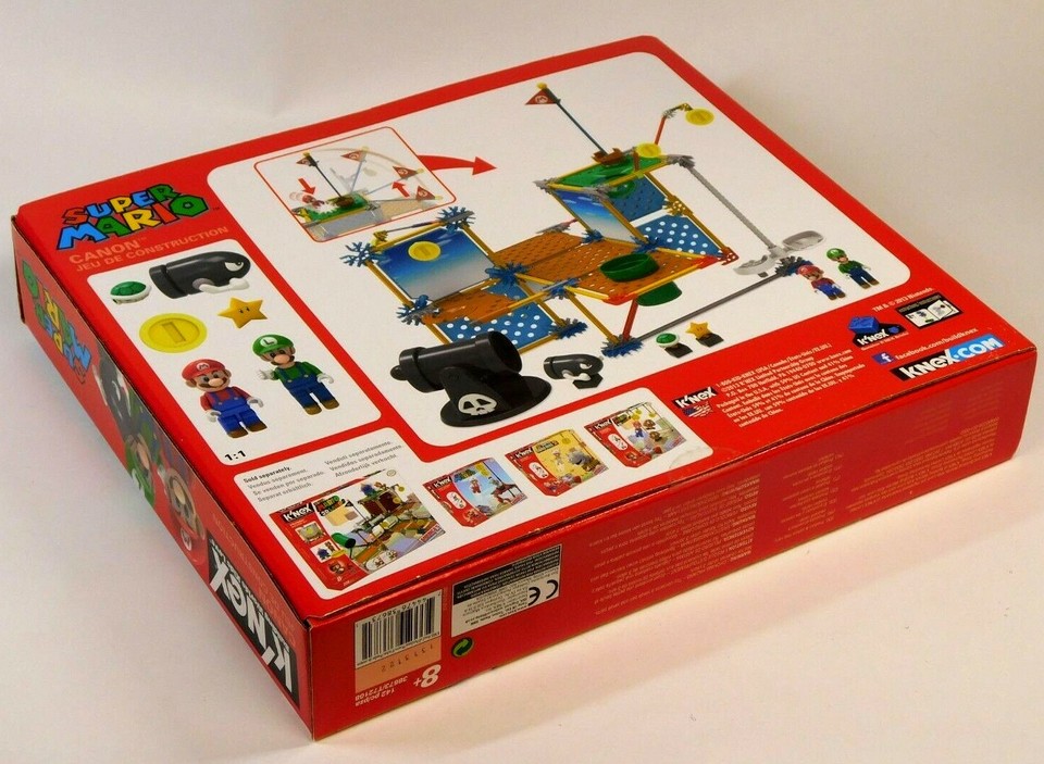 K'NEX SUPER MARIO CANNON BUILDING SET 142-PIECE SEALED 744476386731 | eBay