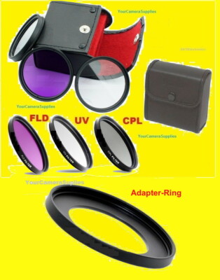 ADAPTER RING+ FILTER KIT 52mm CPL UV to CAMERA CANON POWERSHOT SX420 IS ...