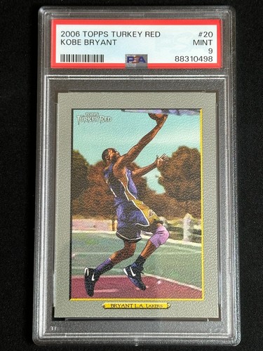2006 Topps Turkey Red Kobe Bryant #20 PSA 9 MINT Lakers GOAT HOF Mamba ...