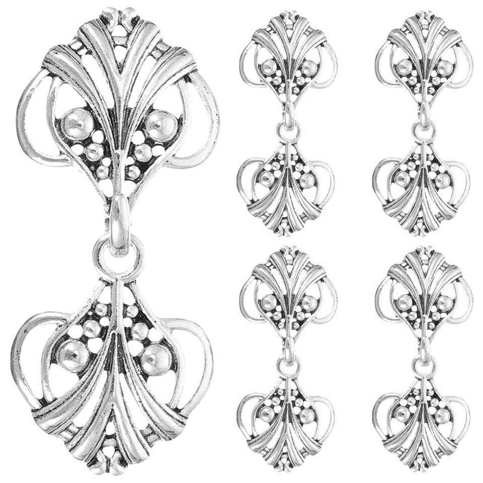 5 Pairs Clothing Clips Shawl Decorative Cloak Clasps Cardigan Fasteners ...