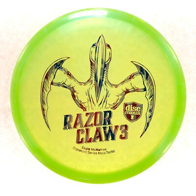 DISC GOLF DISCMANIA EVOLUTION EAGLE RAZOR CLAW 3 VAPOR TACTIC PUTTER ...