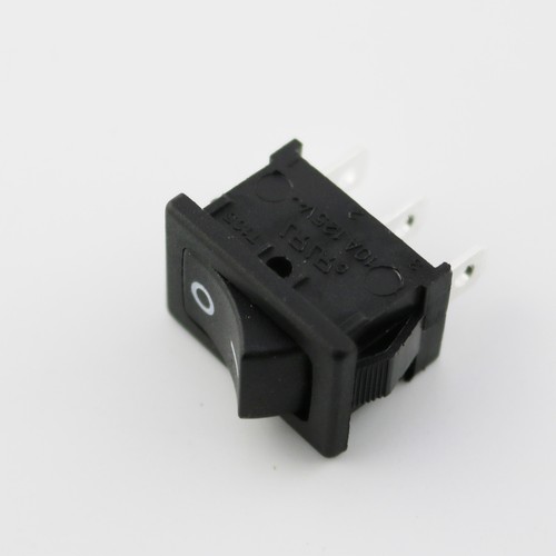 Black RLEIL Rocker Switch On/Off 3 PIN 2 Position DPST 10A/6A 125V/250V ...