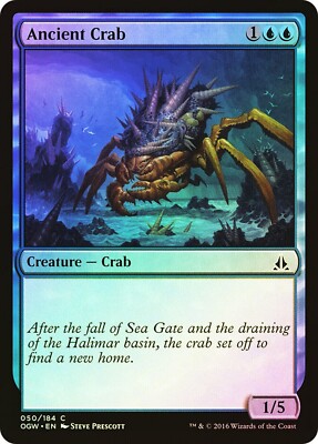 Ancient Crab Foil Oath of the Gatewatch Light Play MTG Magic DNA GAMES ...