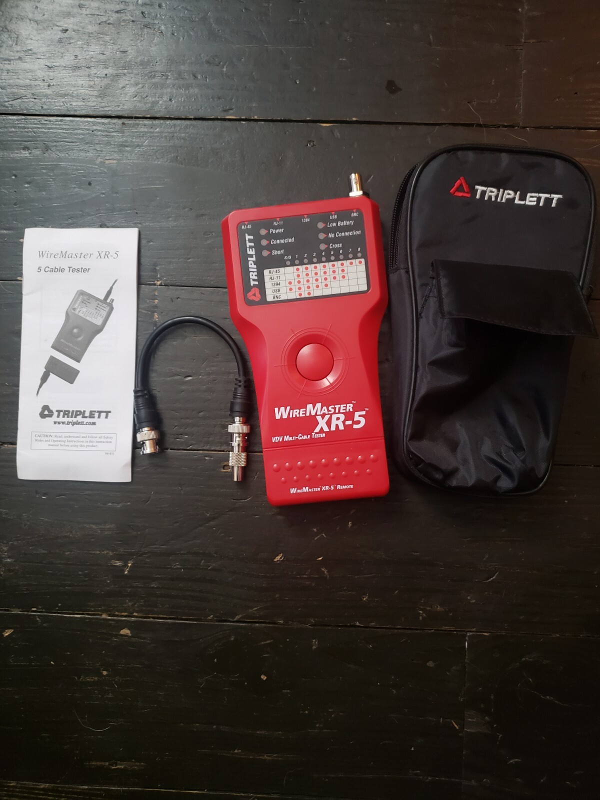 Triplett WireMaster XR-5 3260 5 Cable Tester Transmitter LAN RJ-45, RJ ...