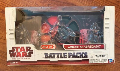 Star Wars Clone Wars Ambush At Abregado Battle Packs - Box Only - No ...