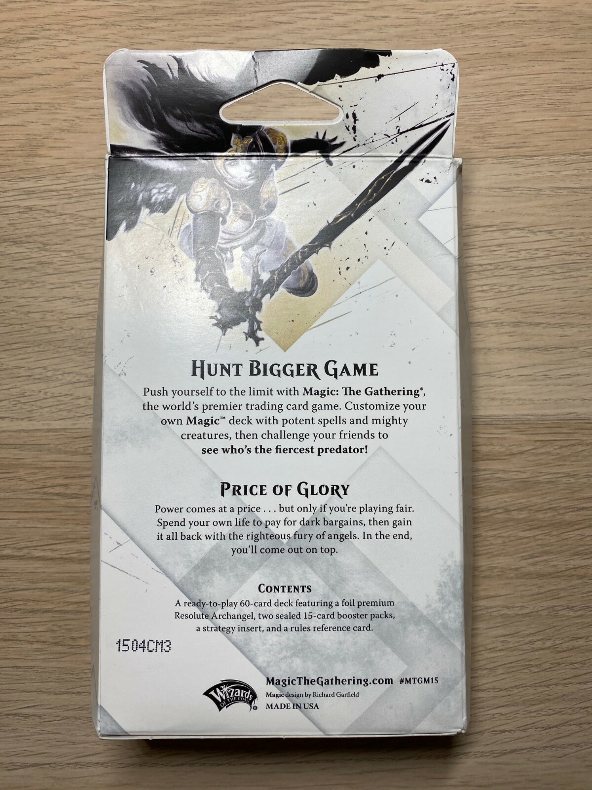 Magic the Gathering - MTG 2015 Core Set Intro Pack Price of Glory ...