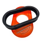 Small Block Chevy 355 Air Cleaner Kit, 15" Oval - Raised Billet Top ...