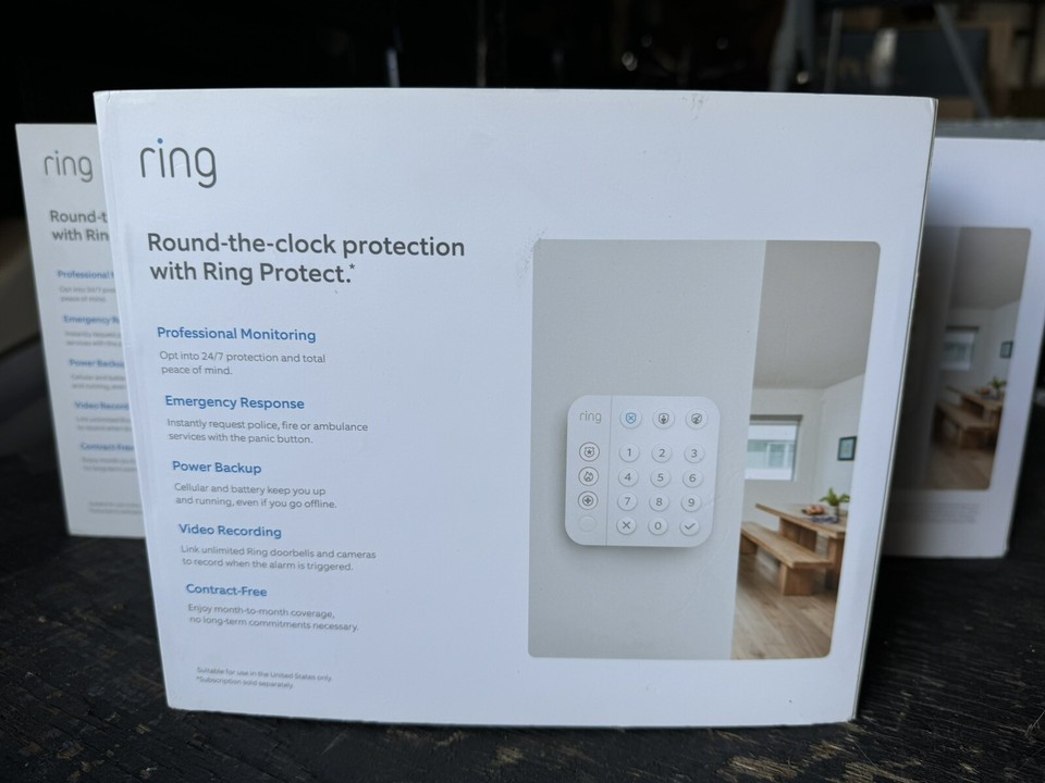 Ring Alarm 8-Piece Security Kit 2nd Gen Home Security System - NEW ...