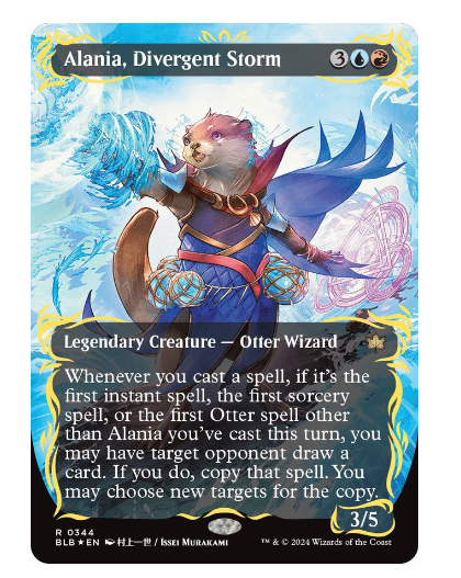 Alania, Divergent Storm - Raised Foil - Borderless Bloomburrow | eBay