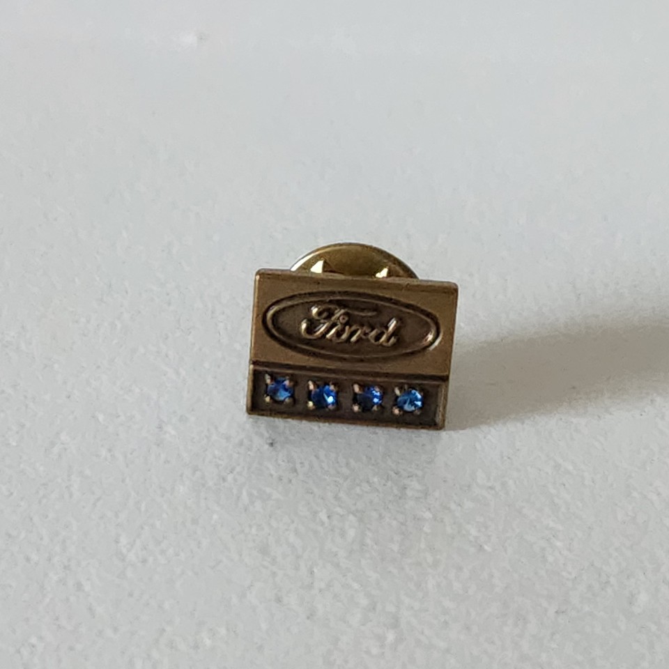 Ford Motor Company 20 Year Employee Service Award Lapel Pin 4 Blue ...