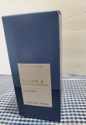Bath & Body Works Men's Collection Cologne Suede & Sandalwood 3.4 Oz ...