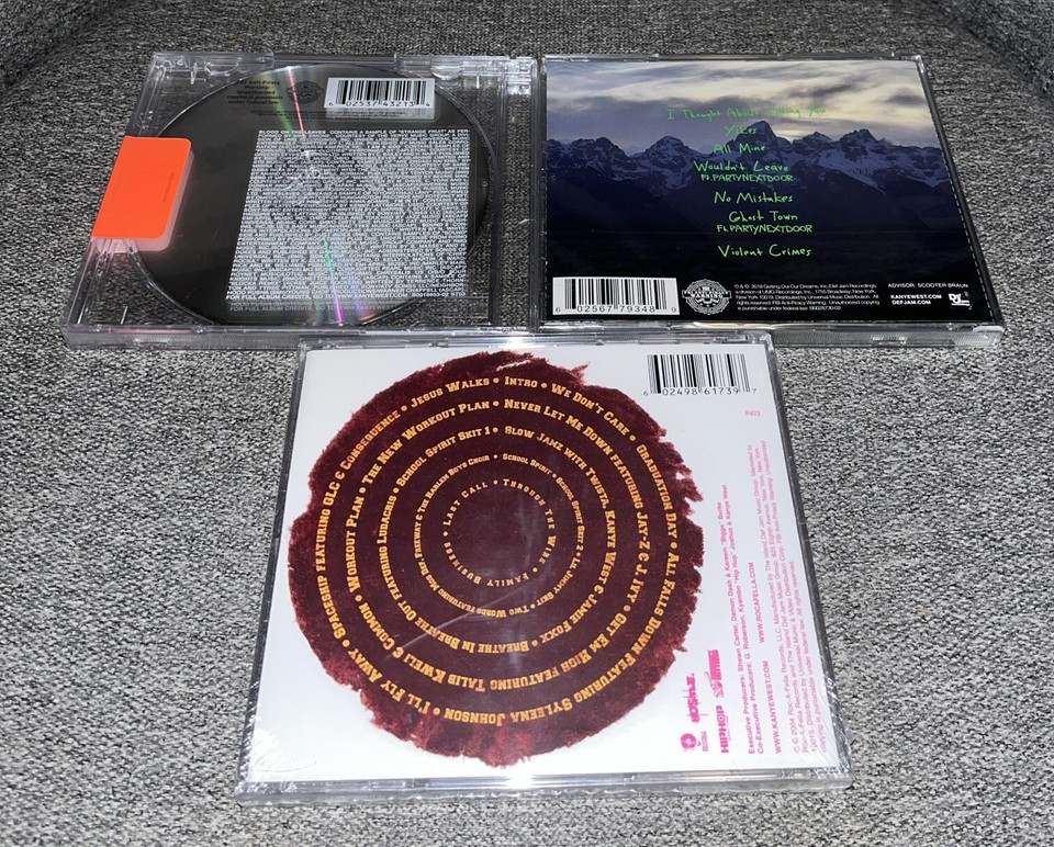 Kanye West 3 CD Lot Yeezus, Ye, College Dropout 602537432134| eBay